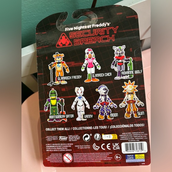 Funko | Toys | Nwt Five Nights At Freddys Security Breach Sun Figure ...